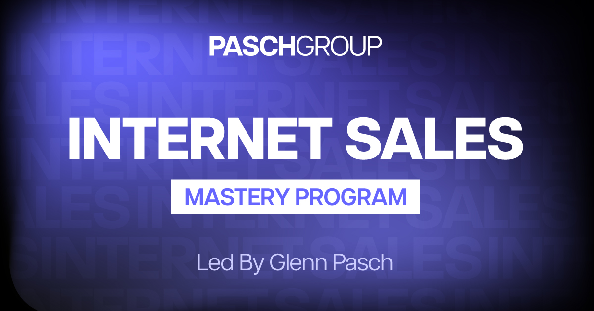 Internet Sales Mastery - Pasch Group